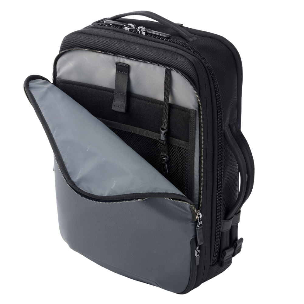 拡張機能付き バックパック JET BIZ 3 (ジェットビズ3) ブラック QZ8