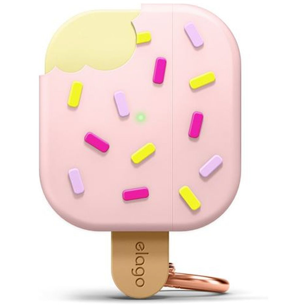 AirPods3 シリコンケース ICE CREAM Lovely Pink EL_AP3CSSCIE_PK｜の通販はソフマップ[sofmap]