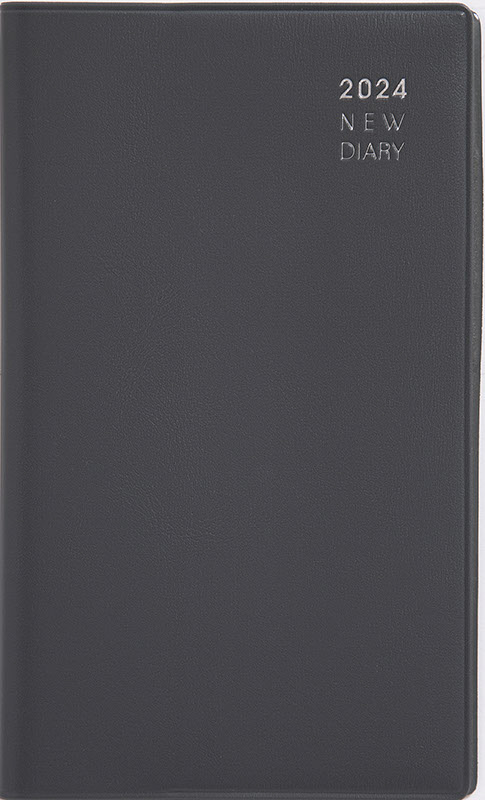 2024年版1月始まり ニューダイアリー アルファ7 レフト クールグレー No.110 [ウィークリー /月曜日始まり]｜の通販はソフマップ[sofmap]